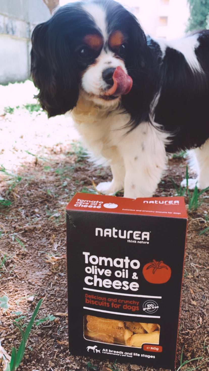 Naturea Hundakex - tómatur, ólífu olía & ostur 140gr – PETRIA